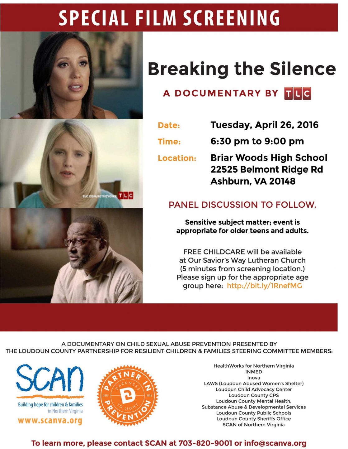 NEWS: SCAN Announces Movie Screenings in April - SCAN of Northern Virginia